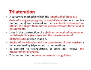 Triangulation and trilateration pdf... | PDF