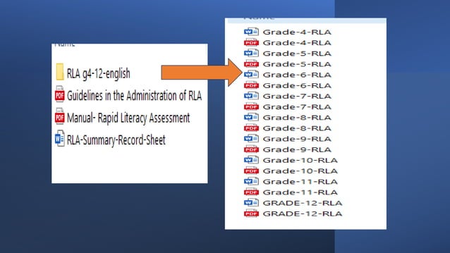 Sample RLA-for-Grades-4-12-orientation.pptx | Educational Assessment ...