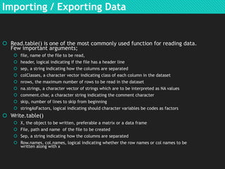 R language introduction | PPT