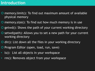R language introduction | PPT