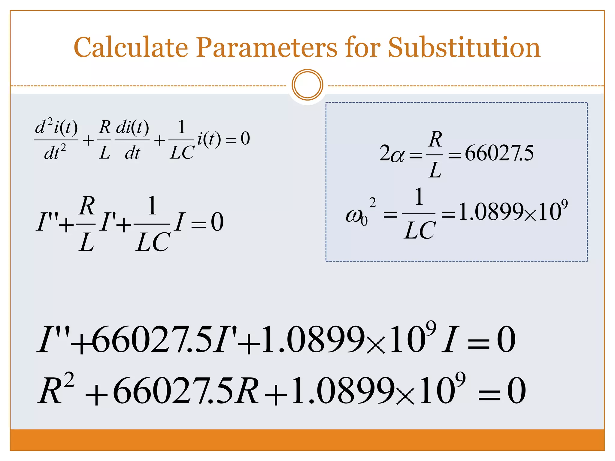 Rlc Circuits And Differential Equations1 Pptx Physics Science