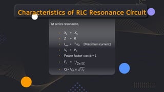 RLC Series Resonance | PDF