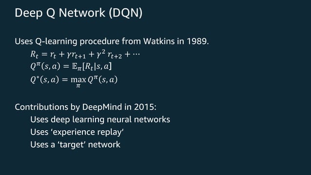 Q-learning and Deep Q Network (Reinforcement Learning) | PPT