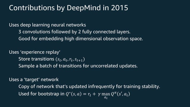 Q-learning and Deep Q Network (Reinforcement Learning) | PPT