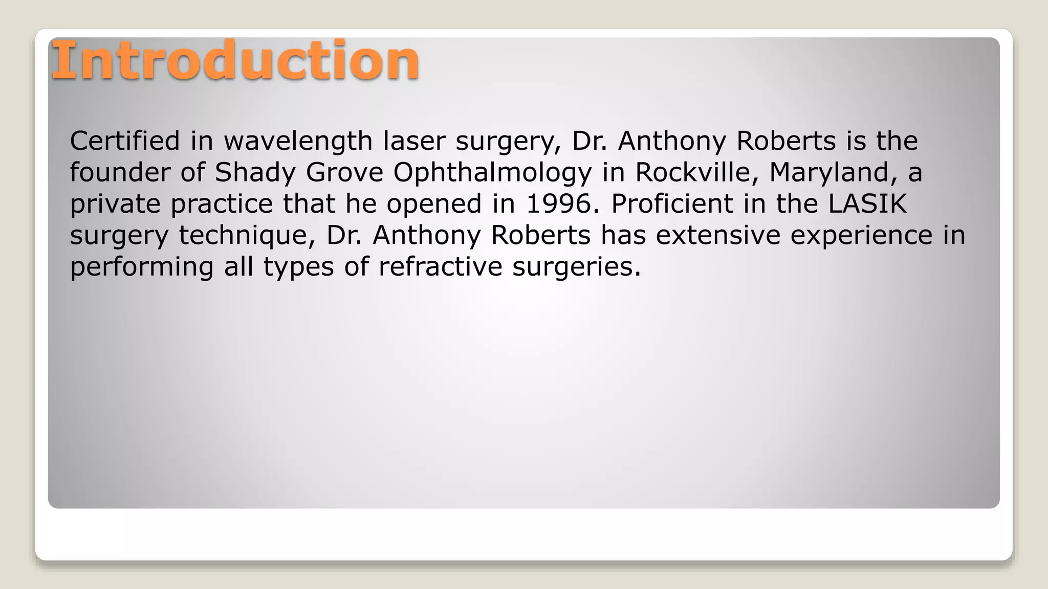 RLE Surgery and Intra-Ocular Lens Options | PPTX