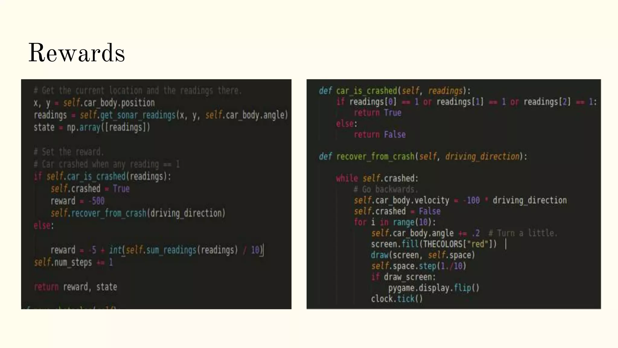 Reinforcement Learning for Self Driving Cars | PPTX