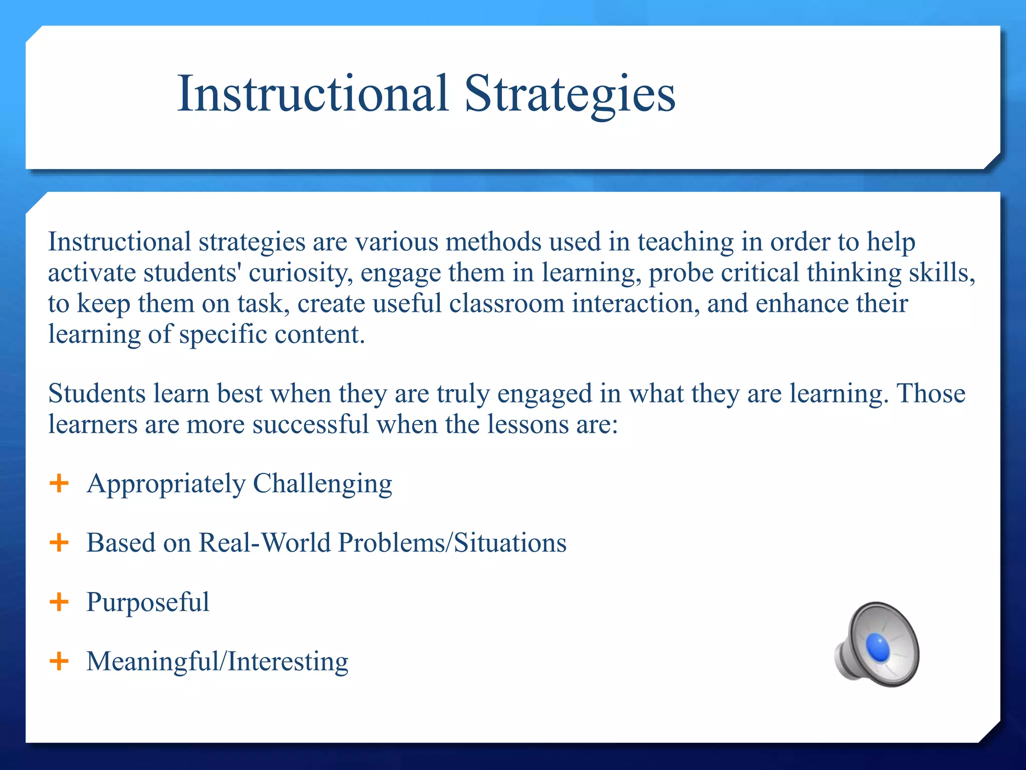 Defining Comprehension Strategies and Instructional Strategies | PPTX