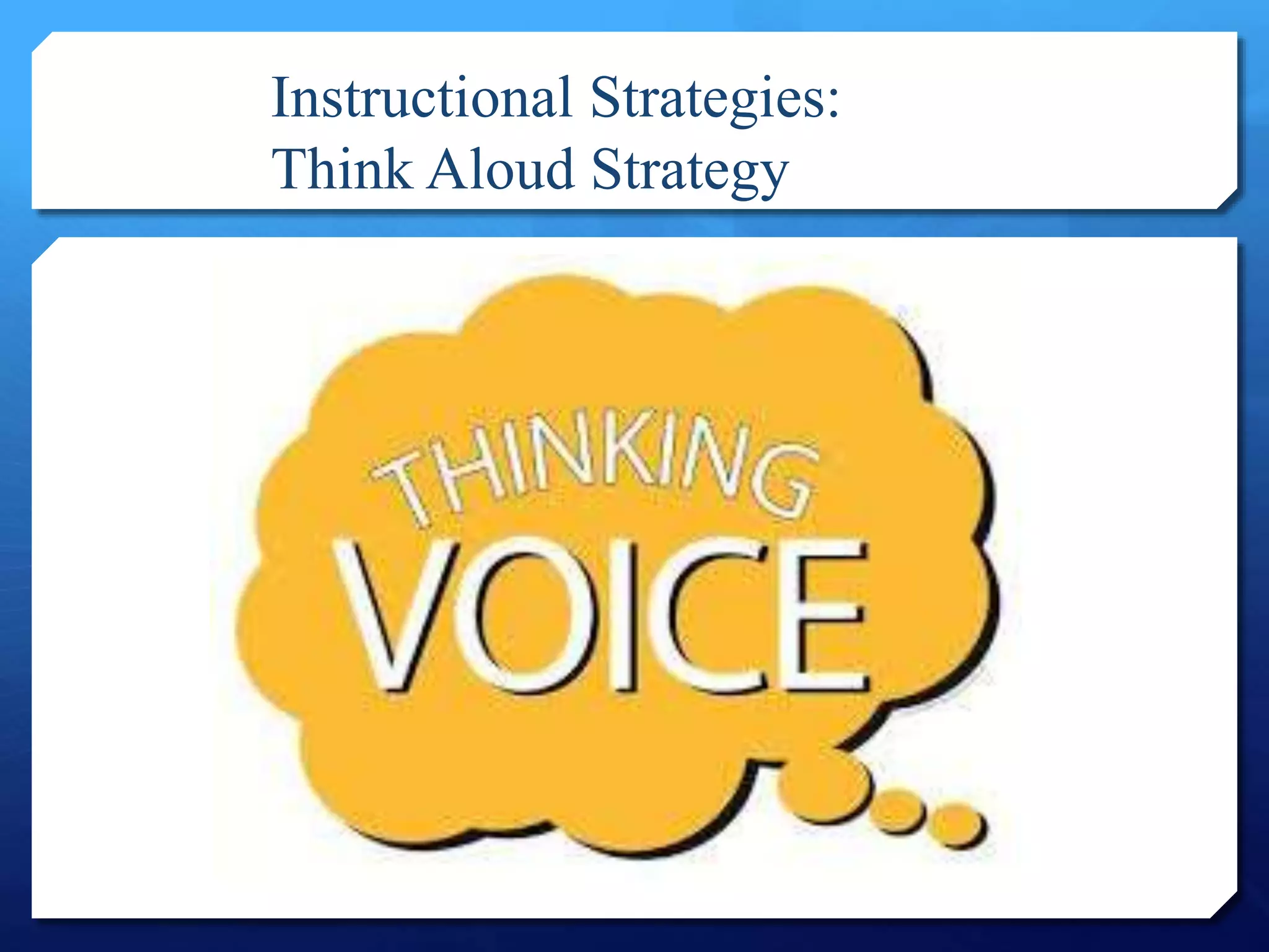 Defining Comprehension Strategies and Instructional Strategies | PPTX