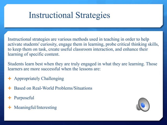 Defining Comprehension Strategies and Instructional Strategies | PPT