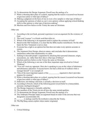 RLGN 104 Quiz 1,2,3,4 Liberty Homeworksimple.com.docx