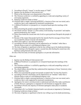 RLGN 104 Quiz Christian Apologetics Liberty homeworksimple.com.docx