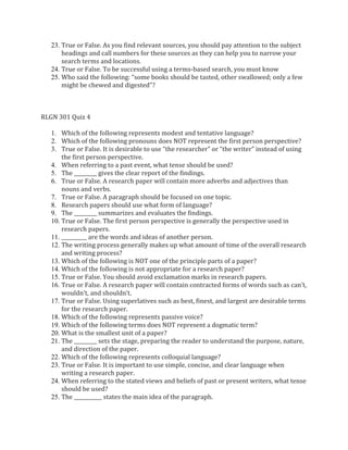 RLGN 301 Quizzes Liberty Answers Homeworksimple.com.docx