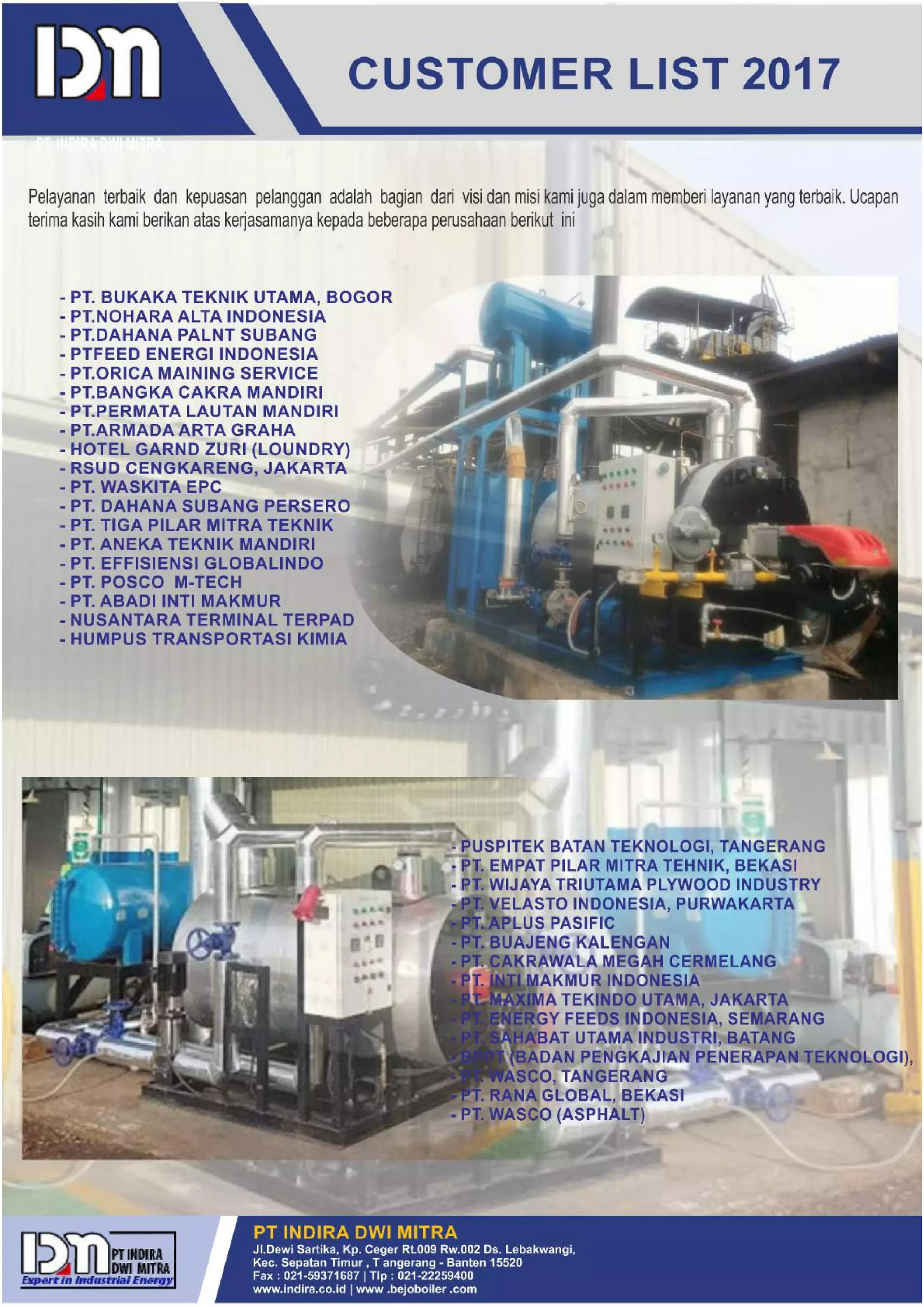 Company Profile PT Indira Dwi Mitra | PDF