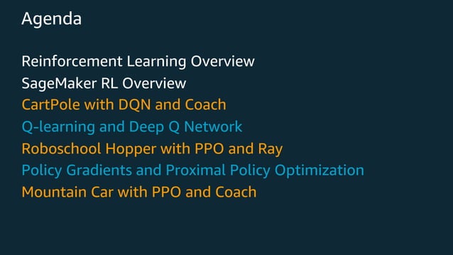 Reinforcement Learning with Amazon SageMaker RL | PDF | Artificial Intelligence | Technology ...