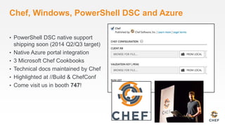 Chef and PowerShell Desired State Configuration | PPTX | Cloud Computing | Internet