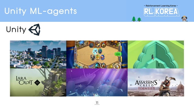 [RLKorea] Unity ML-agents 발표 | PDF