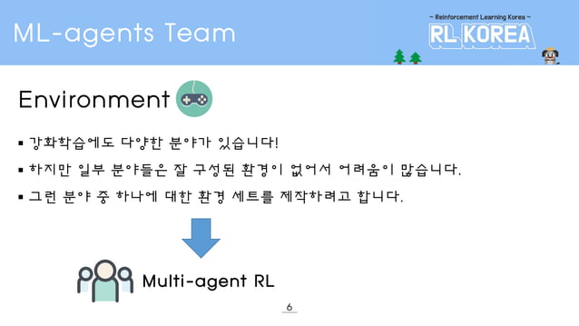 [RLKorea] Unity ML-agents 발표 | PDF