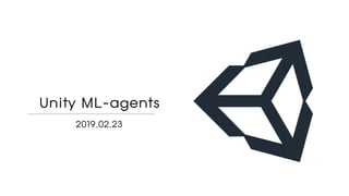 [RLKorea] Unity ML-agents 발표 | PPT