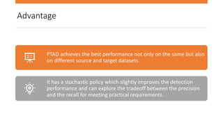 Policy Based reinforcement Learning for time series Anomaly detection | PPT