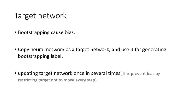 Deep sarsa, Deep Q-learning, DQN | PPTX