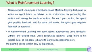 lecture in Reinforcement learning in Ai | PDF