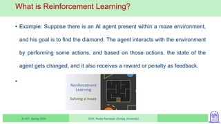 lecture in Reinforcement learning in Ai | PDF