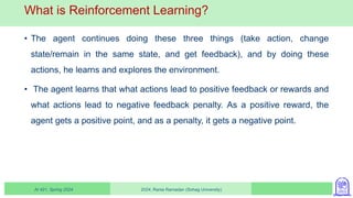 lecture in Reinforcement learning in Ai | PDF