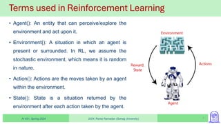 lecture in Reinforcement learning in Ai | PDF