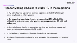 How to formulate reinforcement learning in illustrative ways | PPTX