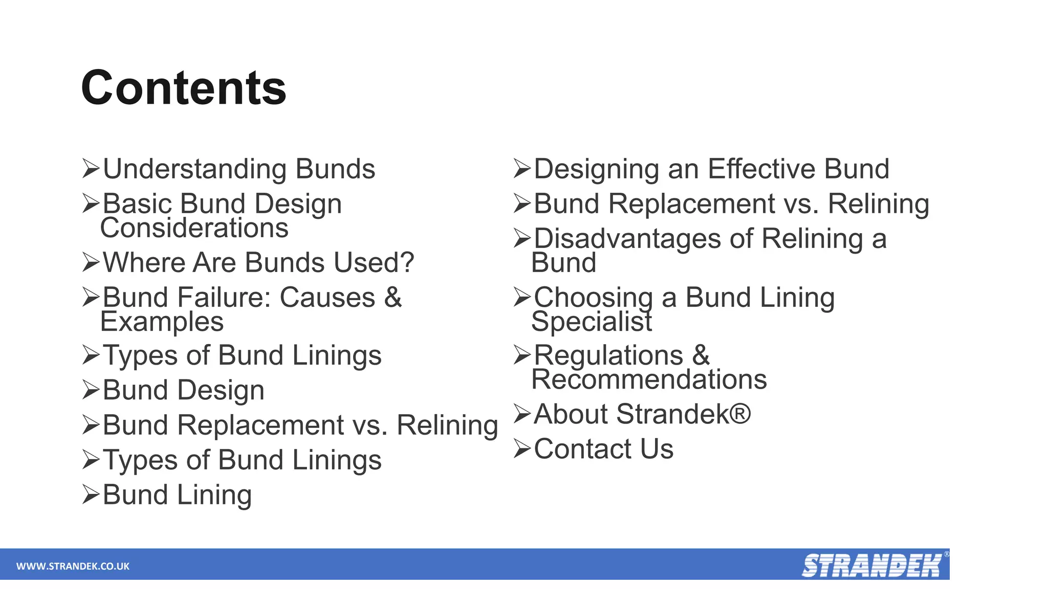Bund Lining Systems | PDF