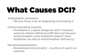 Dilating the Dogma of Vasospasm | PPT