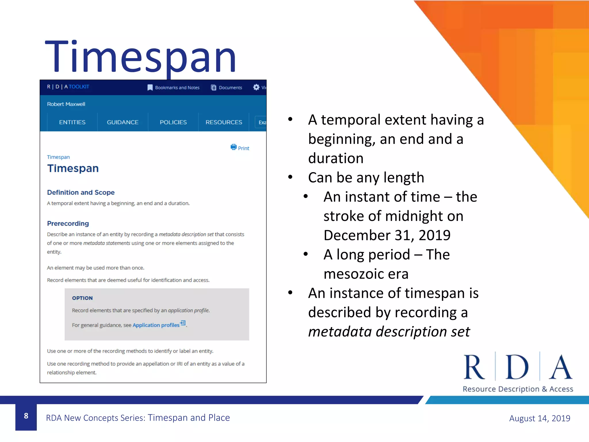 New Concepts: Timespan and Place | PPTX