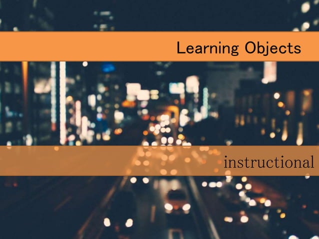 Reusable Learning Objects | PPTX