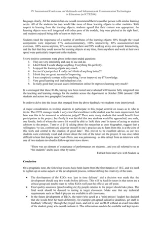 An approach to Designing User-Centred Reusable Learning Objects | DOC | Web Development | Internet