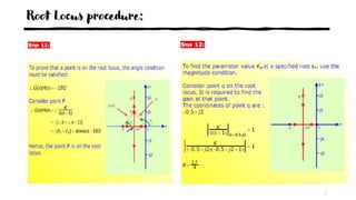 Presentation on Control system design using Root locus Method | PPT