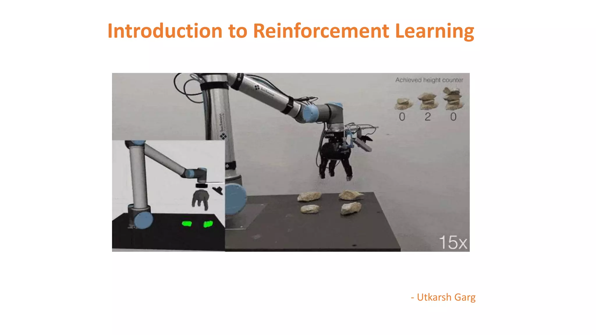 Intro to Reinforcement Learning | PPT