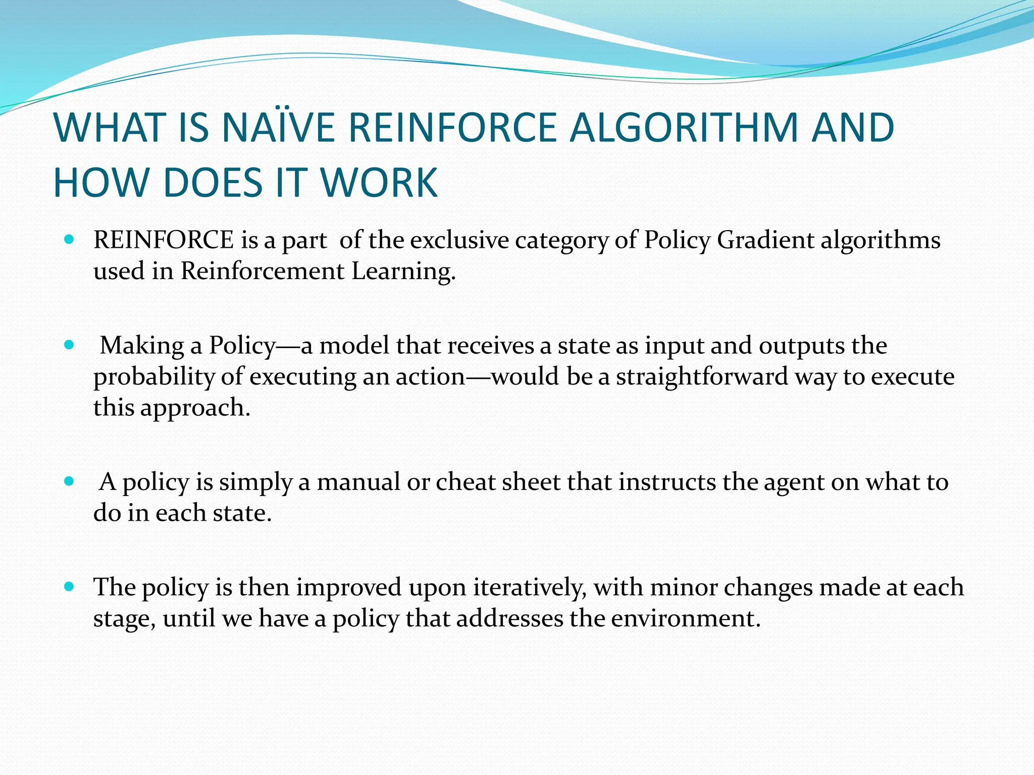 Naive Reinforcement Algorithm Pptx Artificial Intelligence Technology And Computing