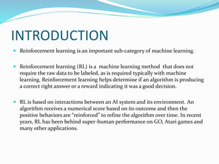 Naive Reinforcement algorithm | PPTX