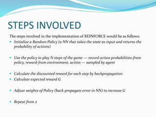 Naive Reinforcement algorithm | PPTX