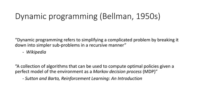 Intro to Reinforcement learning - part I | PDF | Programming Languages | Computing