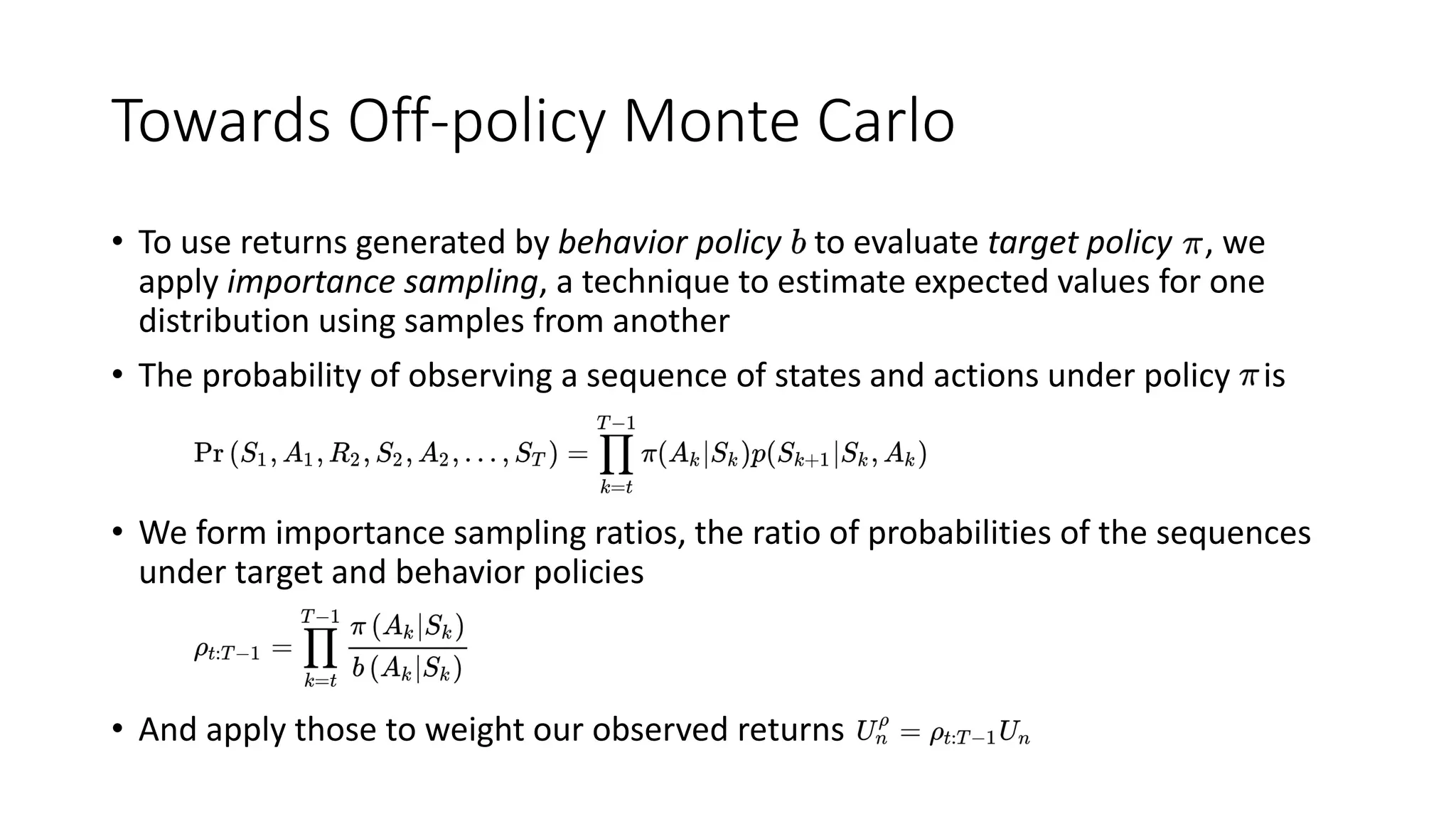 Intro to Reinforcement learning - part II | PDF | Technology & Computing