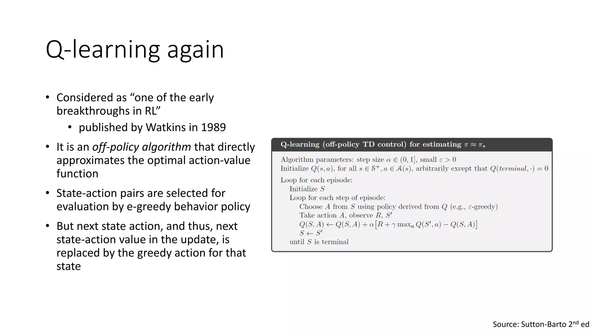 Intro to Reinforcement learning - part II | PDF | Technology & Computing