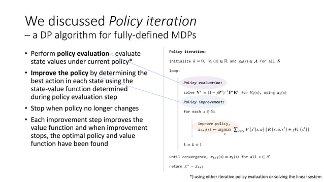 Intro to Reinforcement learning - part II | PDF | Technology & Computing