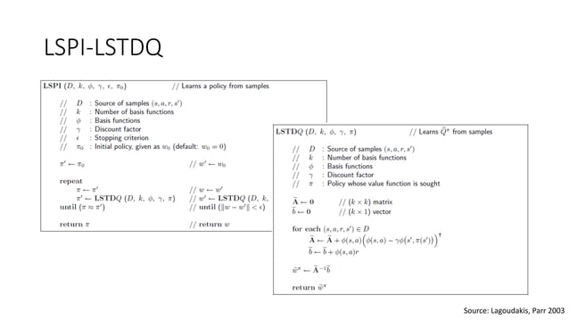 Intro to Reinforcement learning - part III | PPT