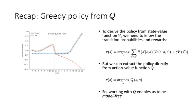 Intro to Reinforcement learning - part III | PPT
