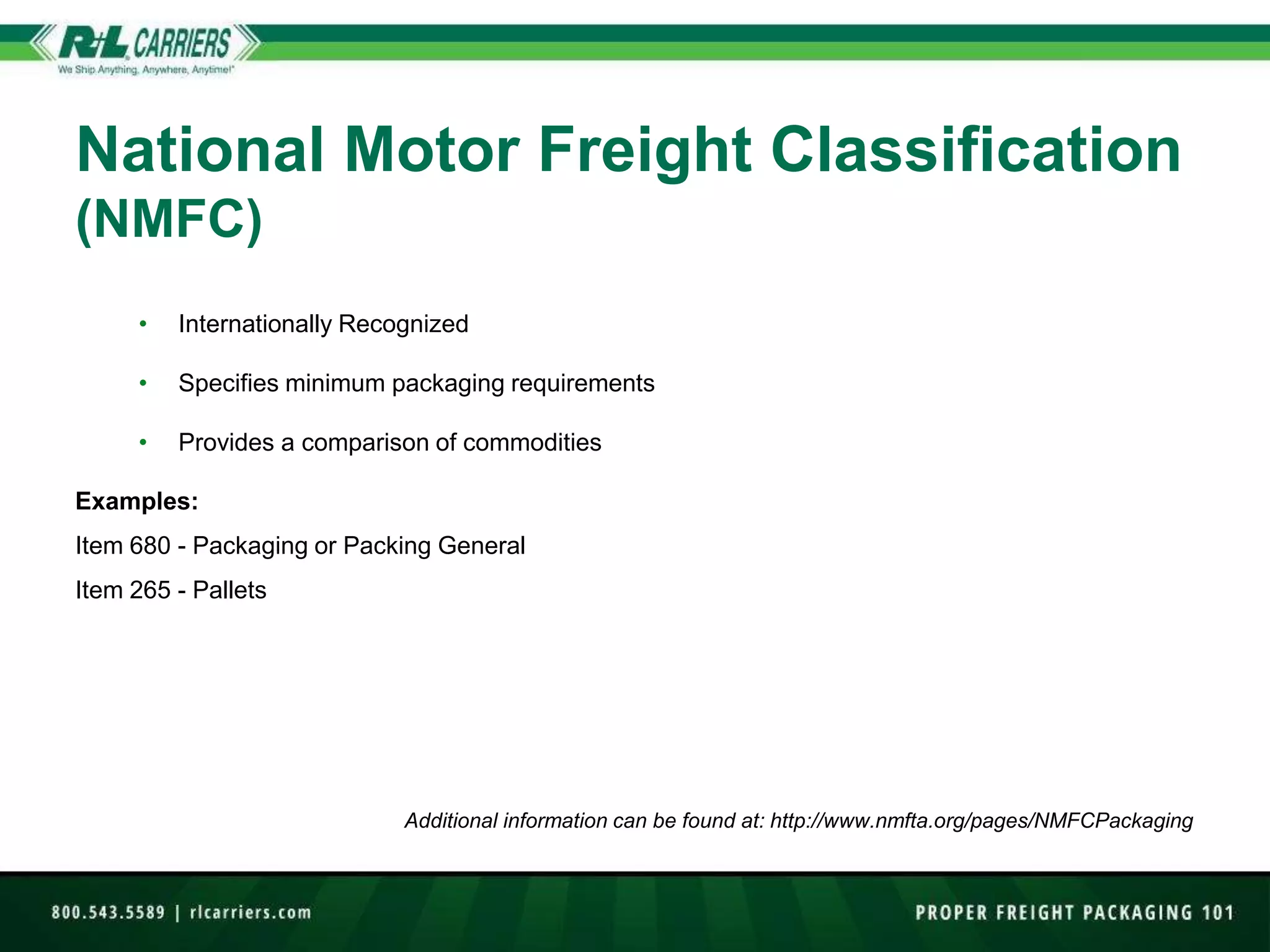 How to Package Freight 101 | PPTX