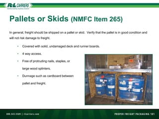 How to Package Freight 101 | PPTX | Logistics and Transportation ...