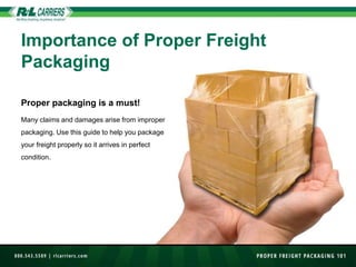 How to Package Freight 101 | PPTX | Logistics and Transportation ...