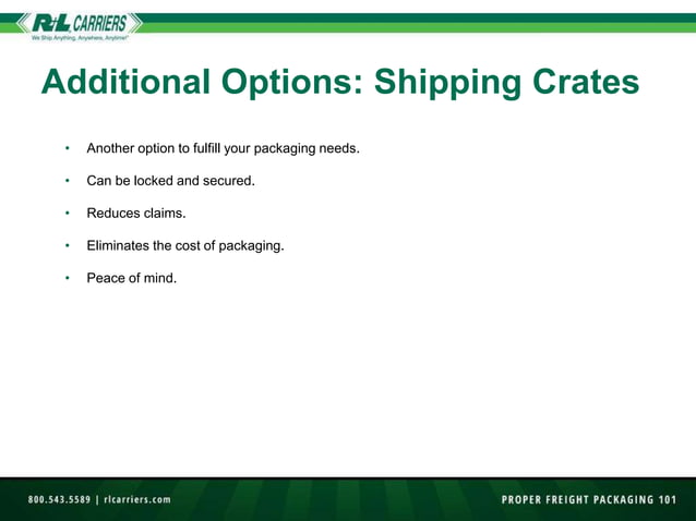 How to Package Freight 101 | PPTX | Logistics and Transportation ...