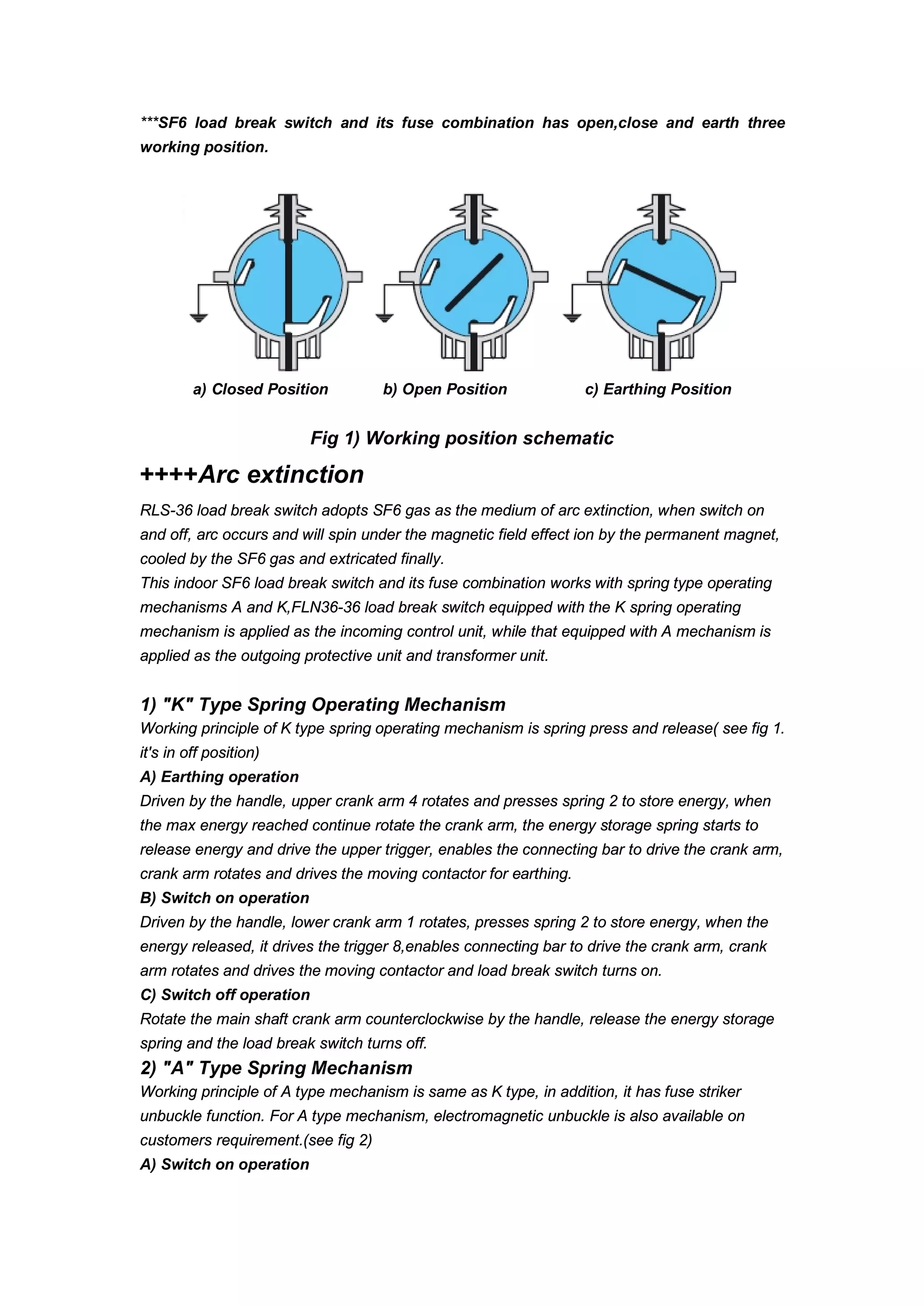 RLS type indoor SF6 load break switch(Disconnector) | PDF